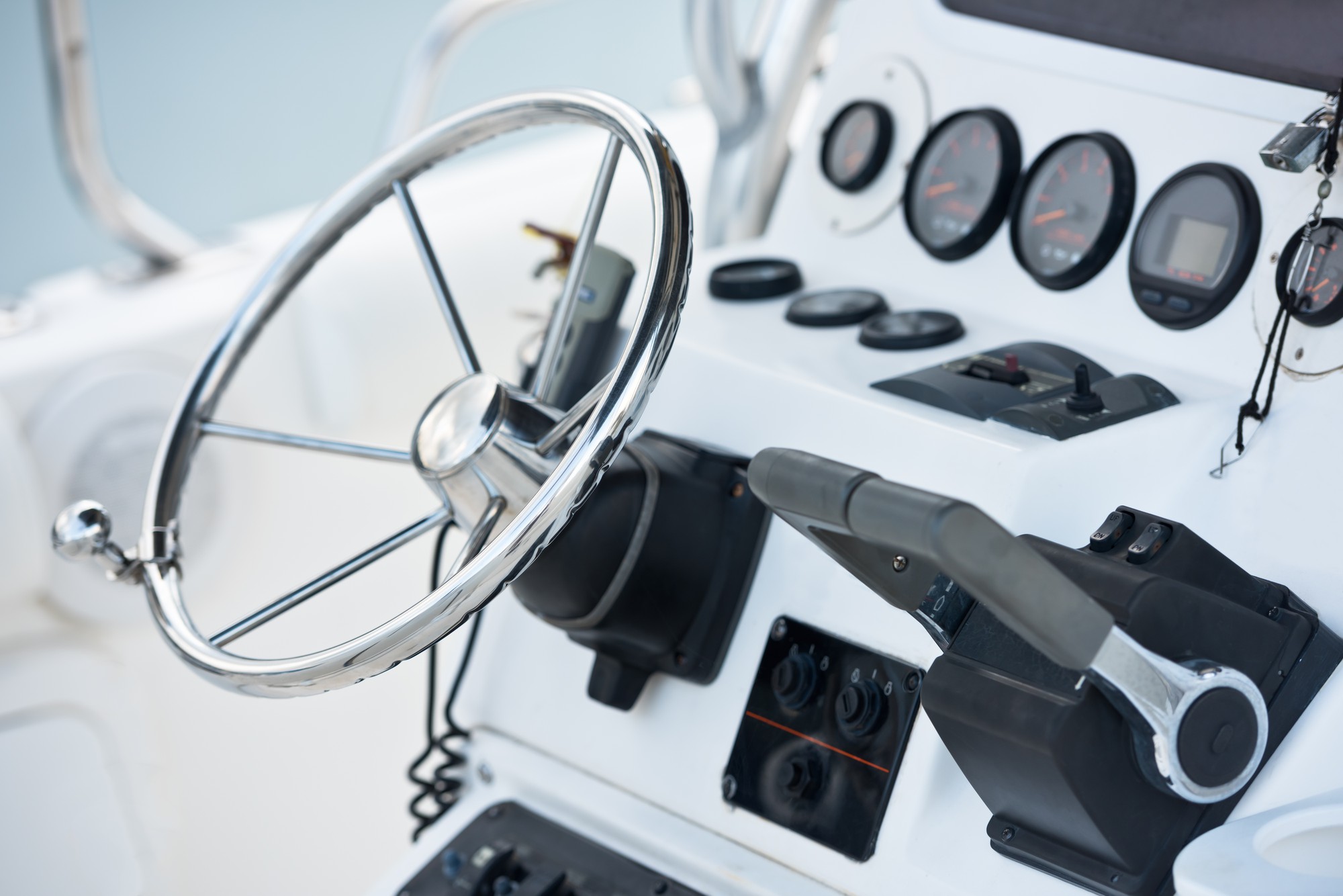 sailing-yacht-control-wheel-navigation-implement-horizontal-shot ...